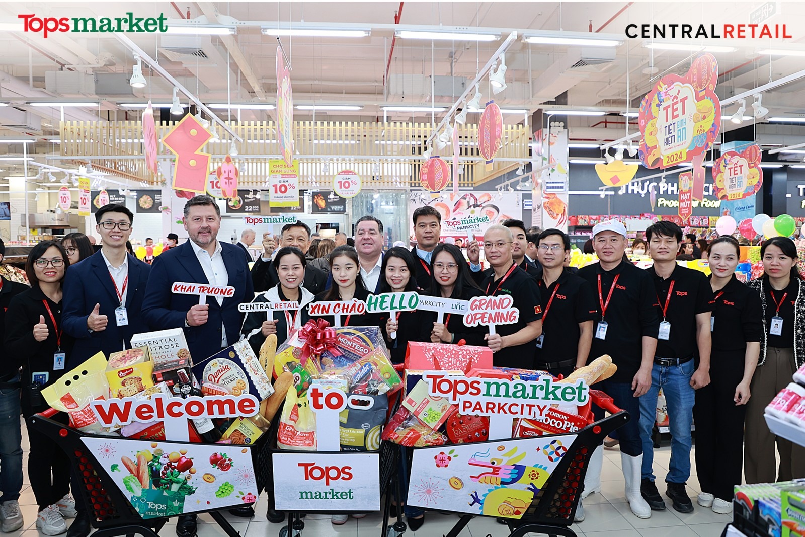 Central Retail Việt Nam khai trương siêu thị Tops Market phiên bản mới ...